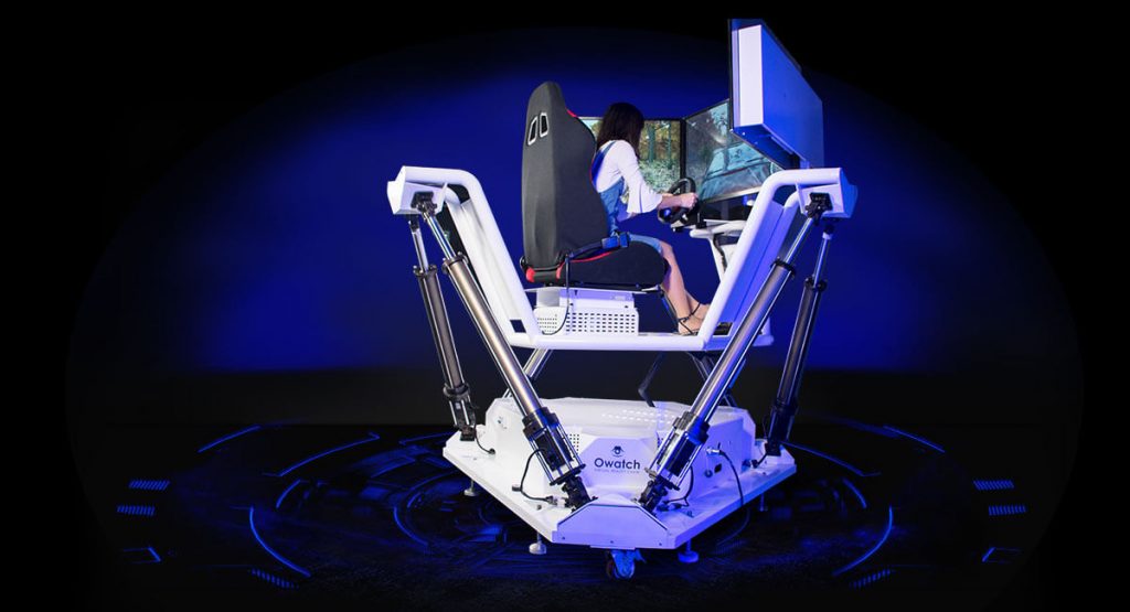 3-Screen Racing Car – Owatch