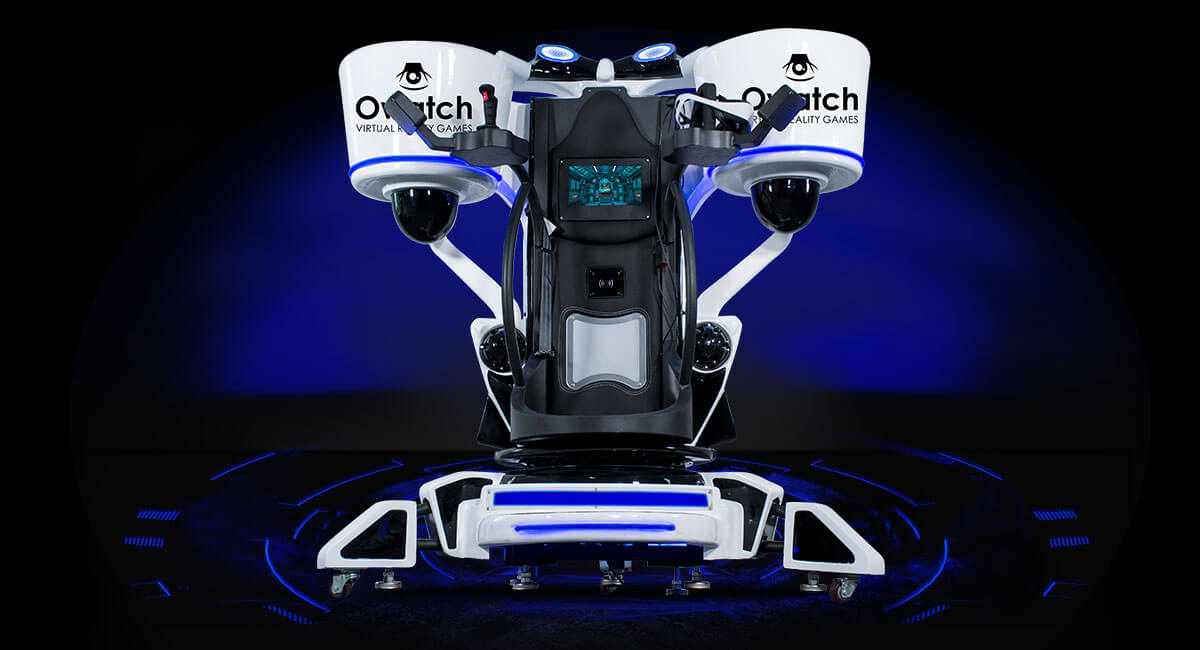 Standing-up 9D Virtual Reality Flight Simulator | Owatch™