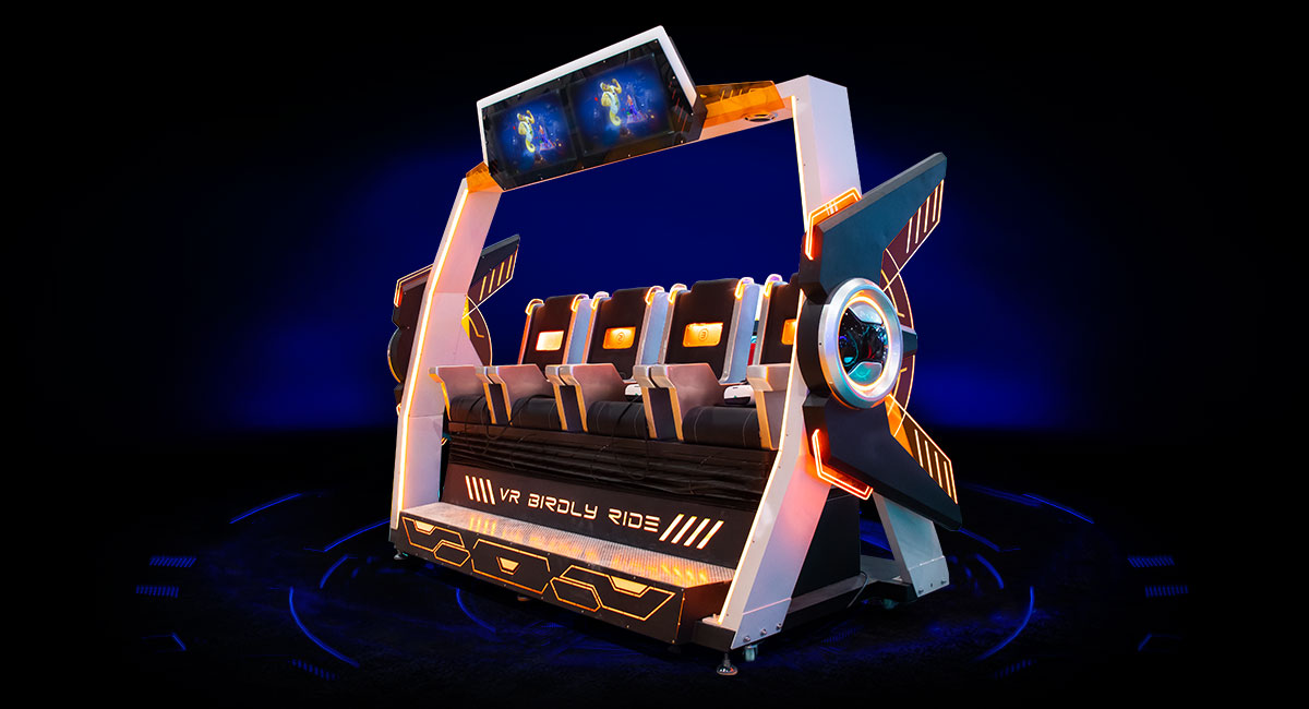 VR Birdly Ride, 9D VR Cinema 4-Seat, Virtual Reality Games - Owatch